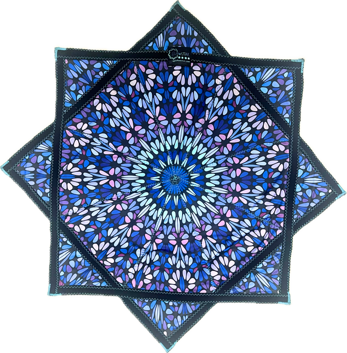 SpinFlowStar - Spin ~ Vibe ~ Flow - Juggling Cloth - Spinning DapoStar